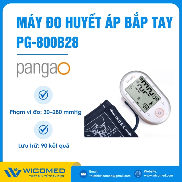 Máy Đo Huyết Áp Bắp Tay Pangao PG-800B28 | WICOMED - Thiết Bị Y Tế Toàn ...