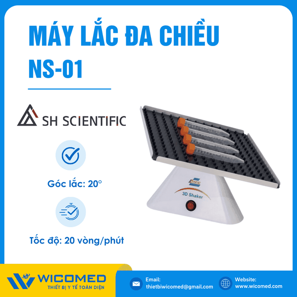 Máy Lắc Đa Chiều SH Scientific NS-01 | WICOMED - Thiết Bị Y Tế Toàn Diện