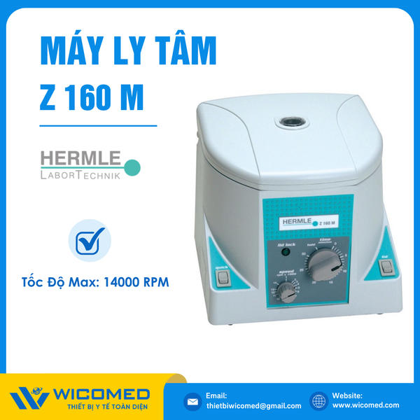 Máy Ly Tâm Hermle Micro Z160M | WICOMED - Thiết Bị Y Tế Toàn Diện