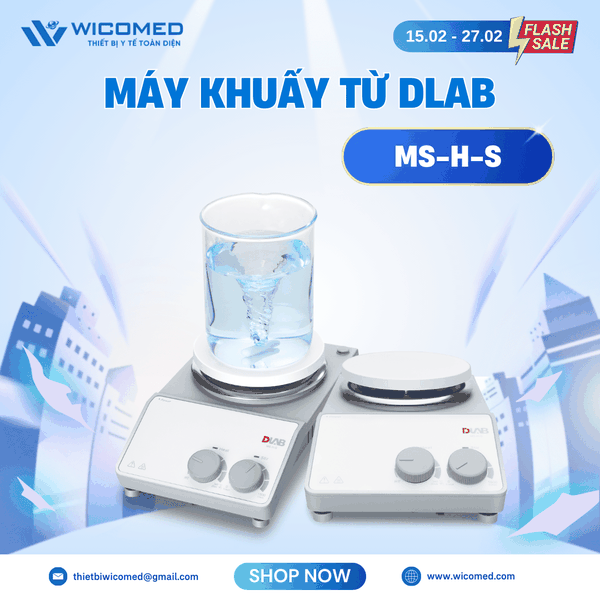 Máy Khuấy Từ Gia Nhiệt MS-H-S | Tối đa 340 độ C | WICOMED - Thiết Bị Y ...