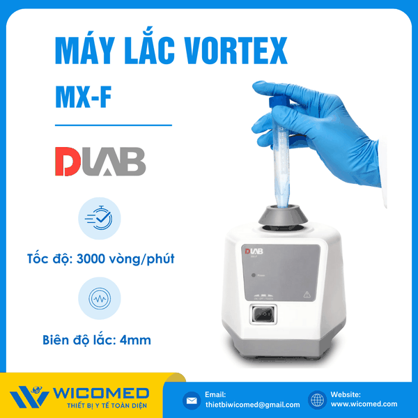 Máy Lắc Vortex 3000rpm Dlab MX-F | WICOMED - Thiết Bị Y Tế Toàn Diện