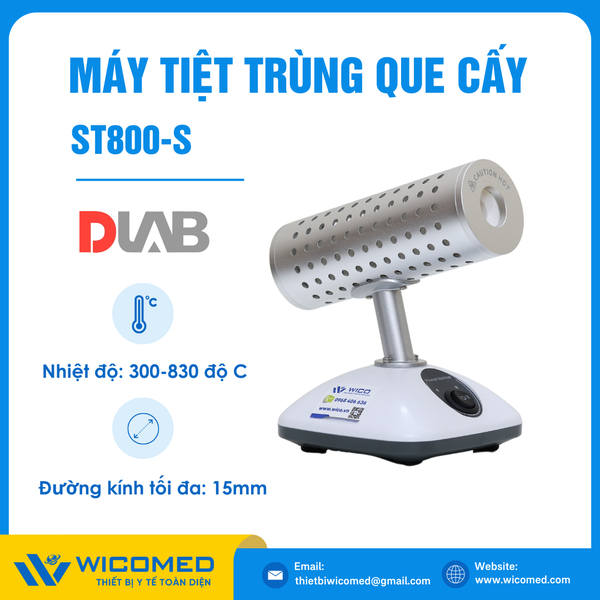 Máy Tiệt Trùng Que Cấy Dlab ST800-S | WICOMED - Thiết Bị Y Tế Toàn Diện