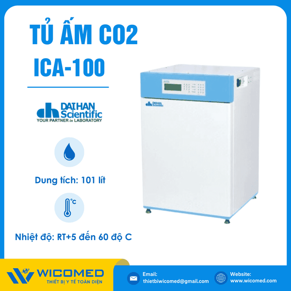 Tủ Ấm CO2 101 Lít Daihan ICA-100 | WICOMED - Thiết Bị Y Tế Toàn Diện
