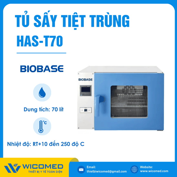 Tủ Sấy Tiệt Trùng 70 Lít Biobase HAS-T70 | WICOMED - Thiết Bị Y Tế Toàn ...