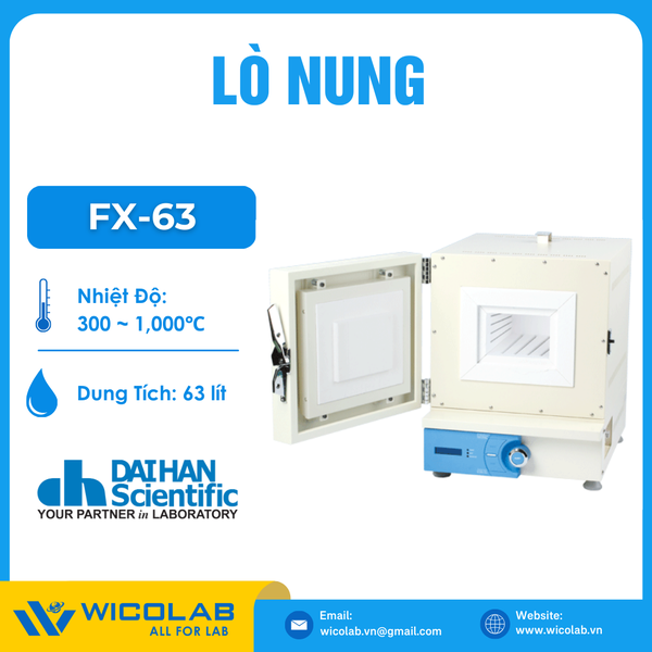 Lò Nung 1000 Độ C Daihan Hàn Quốc FX-63 | 63 Lít | WICOLAB.VN - All For Lab