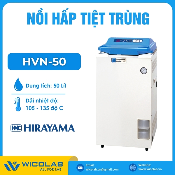 Nồi Hấp Tiệt Trùng Hirayama - Nhật Bản HVN-50 | 50 Lít | WICOLAB.VN ...