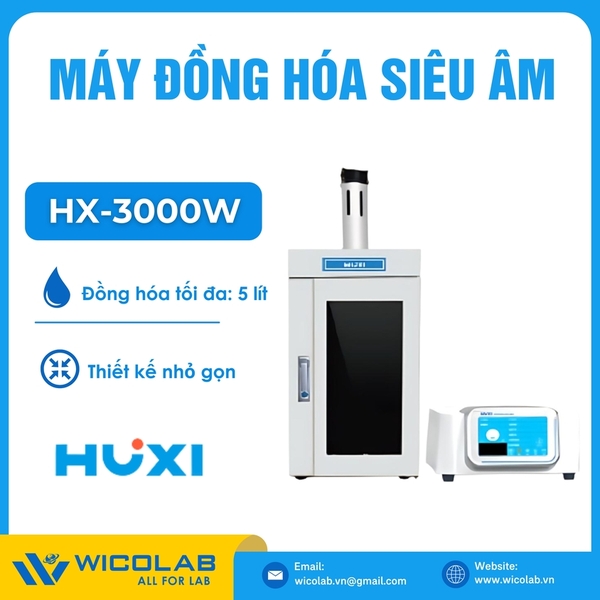 Máy Đồng Hóa Siêu Âm Huxi Trung Quốc HX-3000W| 5000ml Mẫu | WICOLAB.VN ...