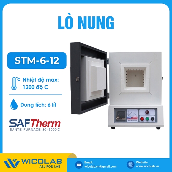Lò Nung 6 Lít Saftherm Trung Quốc 1200 Độ STM-6-12 | 100% Chính Hãng ...