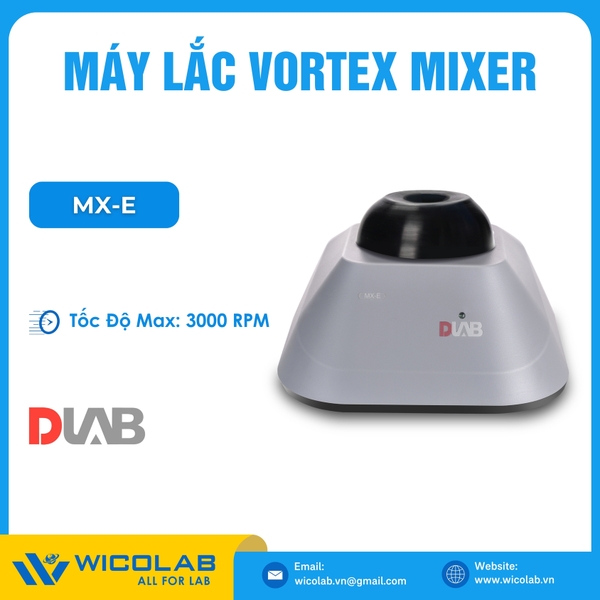 Máy Lắc Vortex Mixer Dlab Mỹ MX-E | WICOLAB.VN - All For Lab