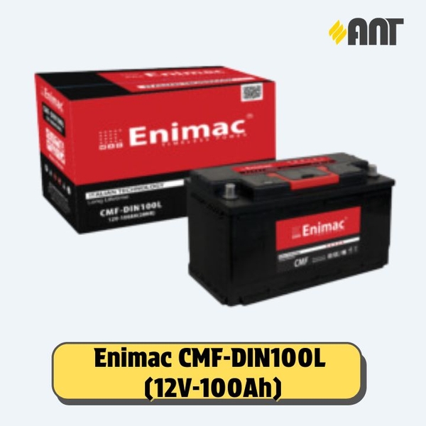 Ắc quy Enimac CMF DIN100L(Giá áp dụng cho đổi bình cũ, giá bình mới 2.441.326Đ)