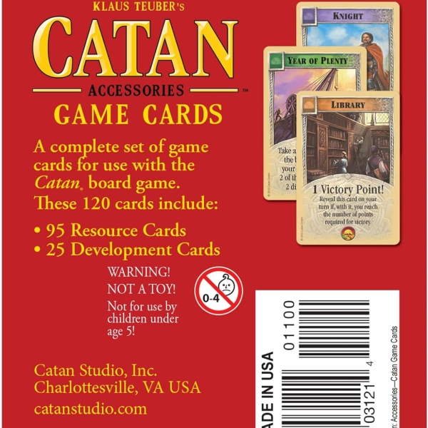 Catan Accessory: Base Game Cards