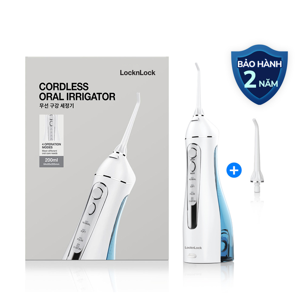 ENR156BLU - Máy tăm nước không dây Lock&Lock Cordless Oral Irrigator