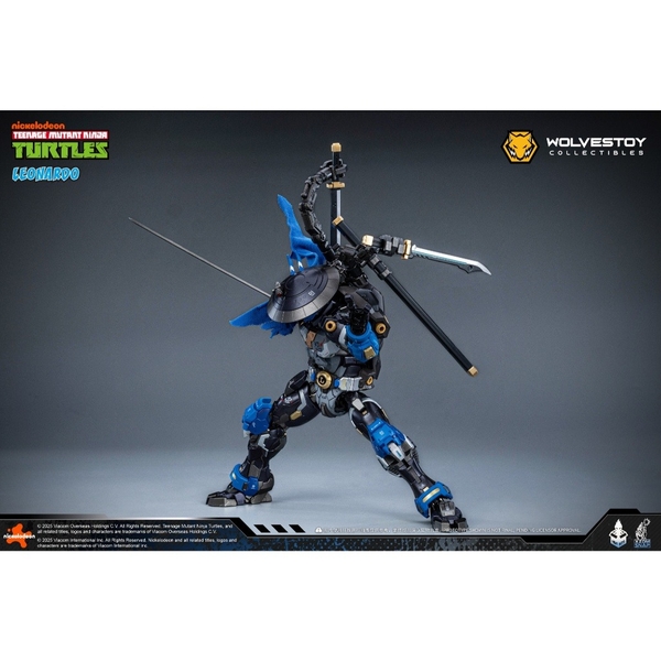 Mô Hình Ráp Sẵn MB Teenage Mutant Ninja Turtles Leonardo Limited Metal ...