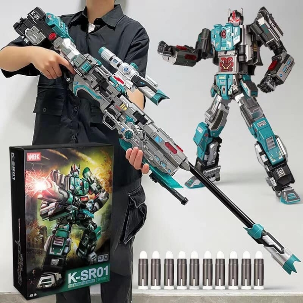 Mô hình biến hình Transformer NBK mecha sniper King of The Sniper G.un ...