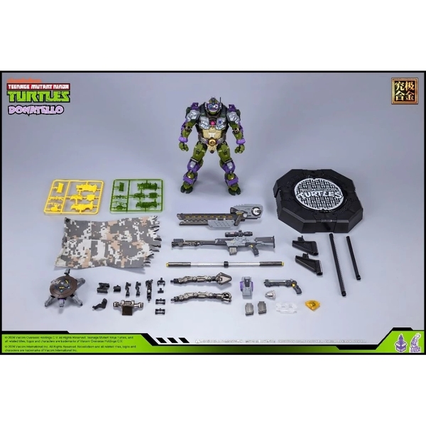 Mô hình Ráp Sẵn Action Figure With Metal Frame Donatello Cơ Giáp Ninja ...
