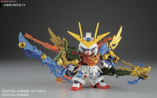 Mô Hình Lắp Ráp Gundam SD BB 396 BUILD BURNING GUNDAM của Bandai Nhật Bản