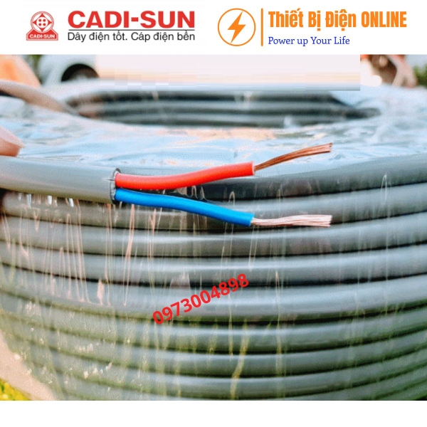 Cadisun VCTF 2x1mm2 cu/pvc/pvc Dây điện tròn mềm