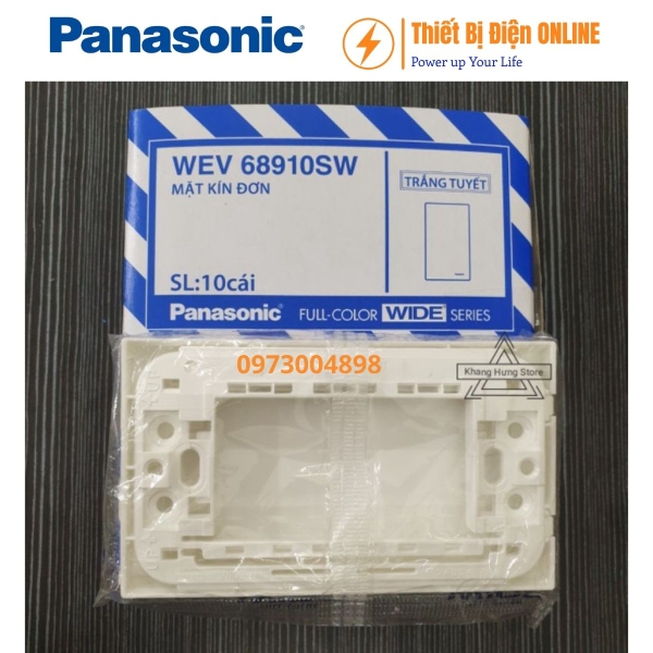 Mặt che trơn, mặt kín Panasonic WEV68910SW Wide