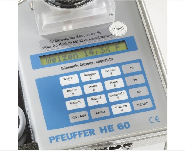 Máy phân tích độ ẩm, Model: HE 60, Hãng: Pfeuffer / Đức