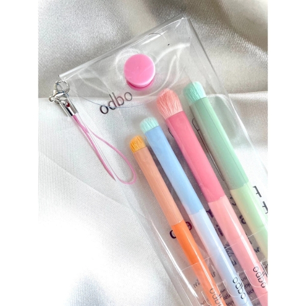 Bộ Cọ Trang Điểm 4 Cây Odbo Pastel Makeup Brush Kit OD8016