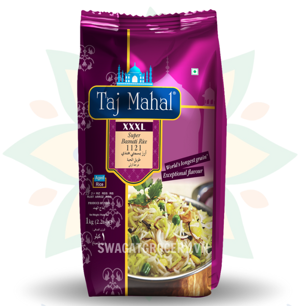 Gạo TAJ MAHAL BASMATI RICE SUPER 1KG (PURPLE)