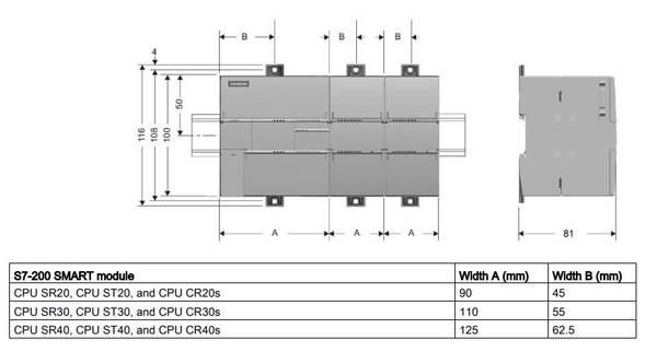 PLC Siemens S7-200 Smart ST30