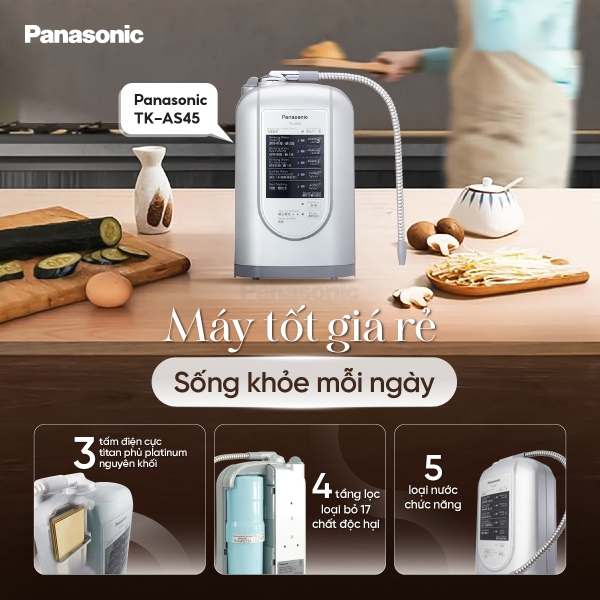 Máy điện giải Panasonic TK-AS45 - KM Tết 2025