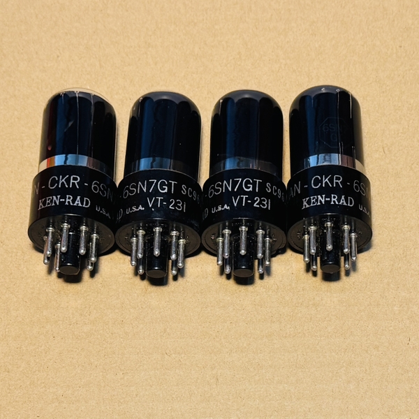 Ống Tiền Khuếch Đại 6SN7GT Ken-Rad VT231 Black Glass | Điện tử Dương Ba