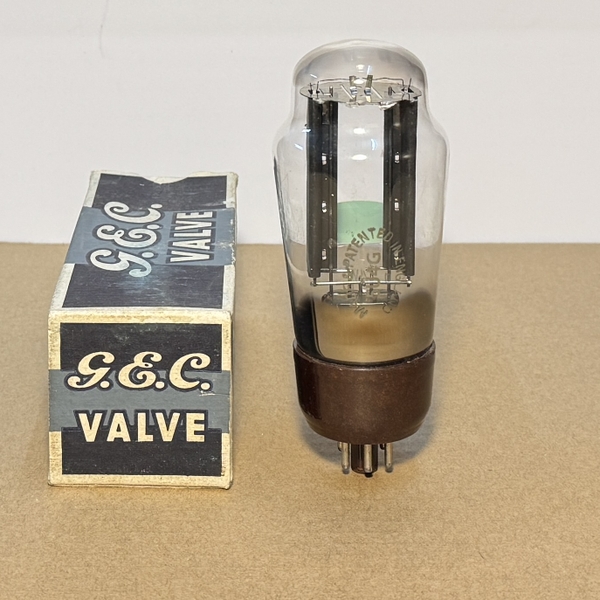 M. GEC 5U4G U52 53KU Black Plate Brown Base D Getter Valve Tube Test ...