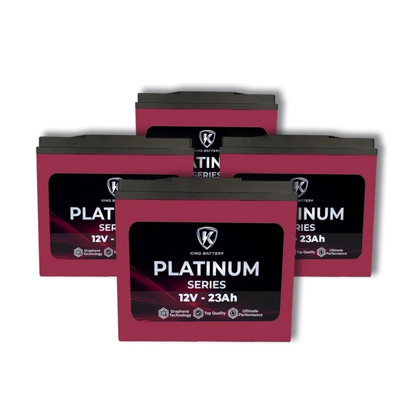 Combo 4 bình ắc quy King Battery 12V-20Ah