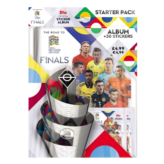 Gói Thẻ Topps The Road To NATIONS LEAGUE Final Sticker STARTER PACK