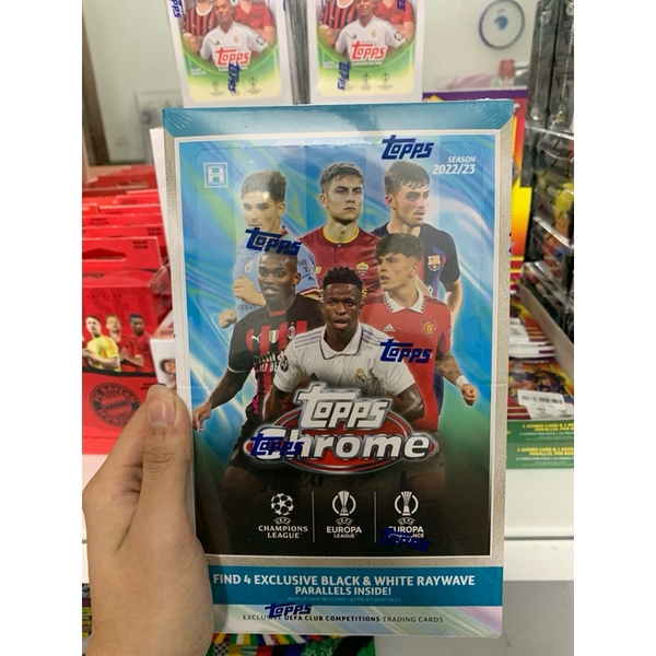 Hộp thẻ Topps Chrome UEFA Hobby Lite Box 2022/23