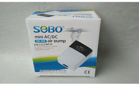 🐠Máy sủi khí oxy Tích ĐIện SOBO SB-368 SB-568 cho hồ cá cảnh