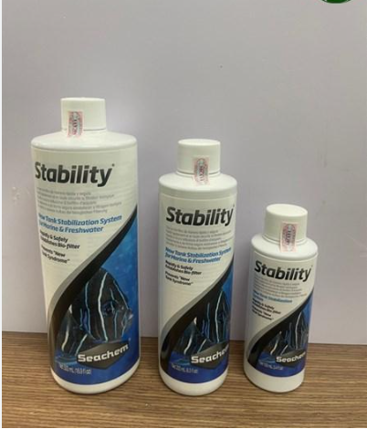 Vi sinh nước Seachem Stability 100ml, 250ml, 500ml, 1L, 2L men xử lý ...