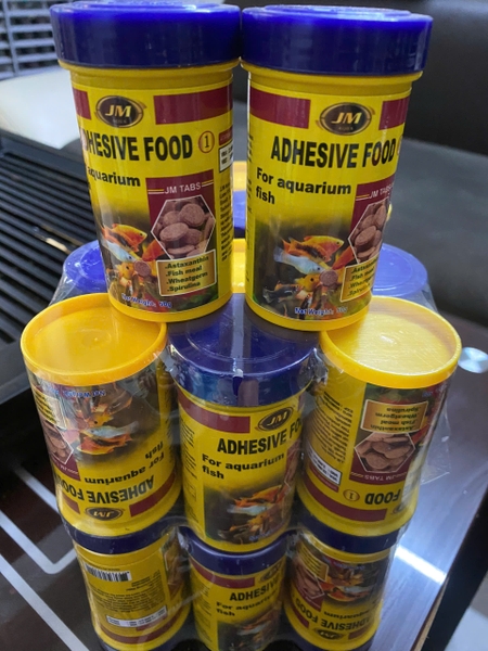 🐟 Thức Ăn Dán Kính JM Aqua Cho Cá Cảnh Thủy Sinh – Cám Viên Dán (Hàng CTY)