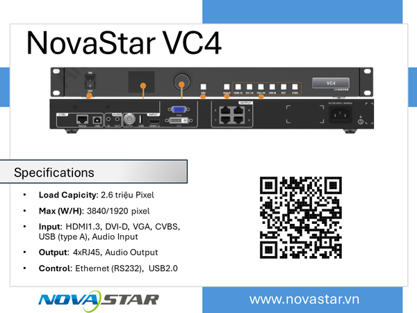 Bộ xử lý hình ảnh NovaStar VC4