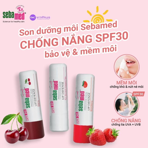 Son dưỡng bảo vệ môi Sebamed pH5.5 (4.8g)
