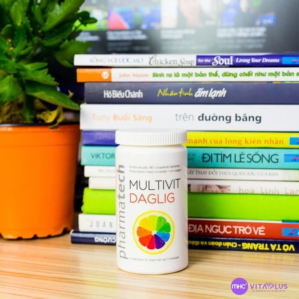 Viên uống Multivit daglig 12 Vitamin & khoáng chất tổng hợp Na Uy - Hộp ...