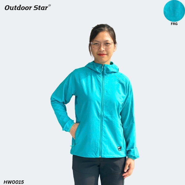 WEG Womens ex-light hooded jacket