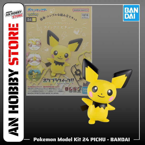[HÀNG SẴN] BANDAI MÔ HÌNH LẮP RÁP Pokemon Model Kit QUICK!! 24 PICHU ...