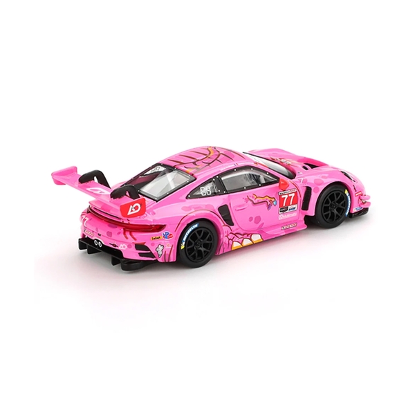 Mini GT CARD version MGT01052 Porsche 911 GT3 R #77 AO Racing 2024 IMSA ...