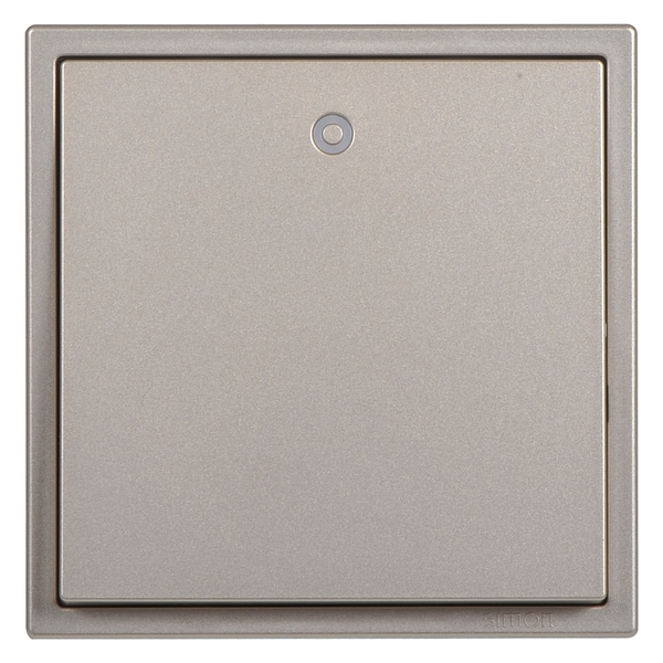 MODULE CÔNG TẮC ĐƠN 1 CHIỀU MÀU SÂM PANH CÓ LED SERIES i7 701013 - 4