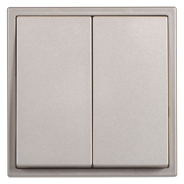 Module Công tắc đôi vuông một chiều màu Sâm Panh Simon i7 701021- 46 ...