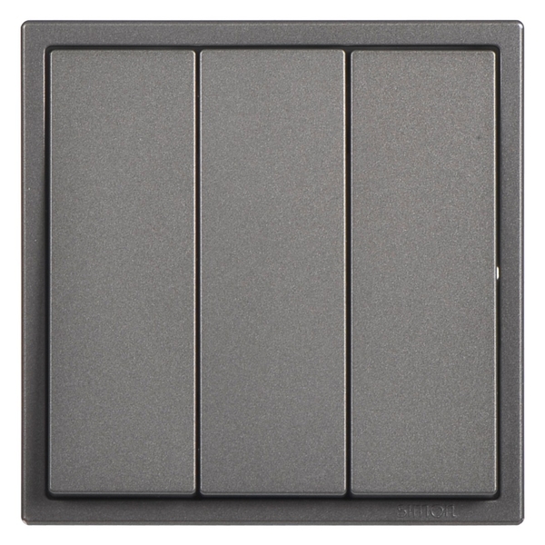 Module Công tắc ba - đế vuông 1 chiều màu xám i7 701031- 61 ( BAO GỒM ...