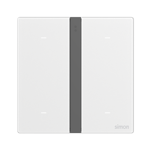 Module công tắc bốn Simon Smart M7 màu trắng 66E8004GTY-4F chuẩn vuông