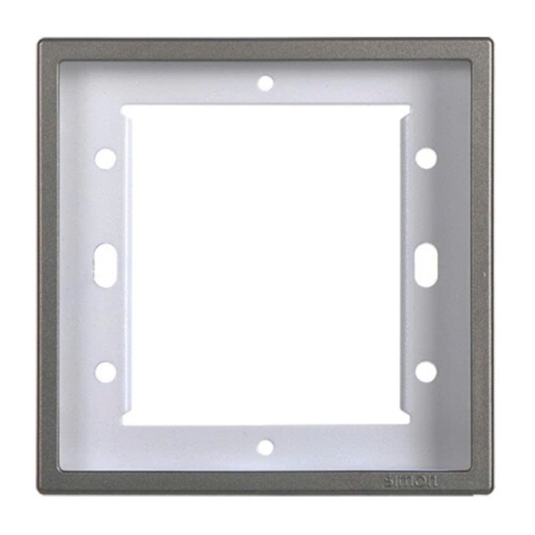 Khung Viền Đơn Vuông Màu Xám Simon i7 - Mã 700610-61– Thiết bị điện ...