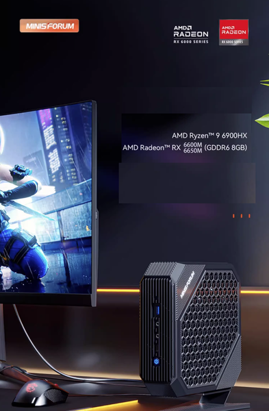 Minisforum HX99G AMD Ryzen R9 6900HX | 6600M NAVA STORE - Mini PC & eGPU