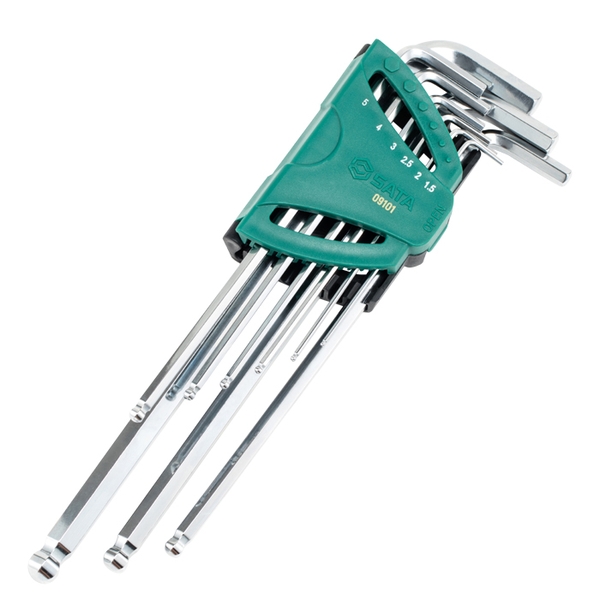 Bộ Lục Giác 9 Chi Tiết SATA 09107 INSUMART Kho hàng linh kiện, dụng cụ ...