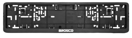 Bộ Khung Bảo Vệ Biển Số Ô Tô Loại Dài Bằng Nhựa PP Plastic Brosco ...