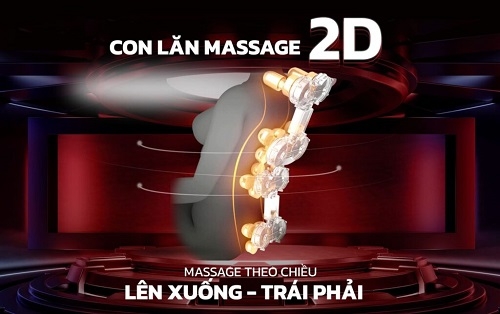 Ghế massage 2D là gì?